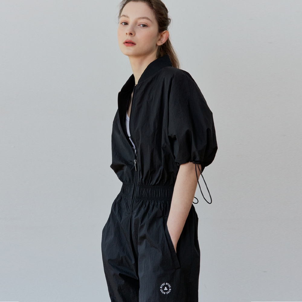 SPORTY STRING JUMPSUIT [Black] - OCO, 브랜드 편집샵 오씨오