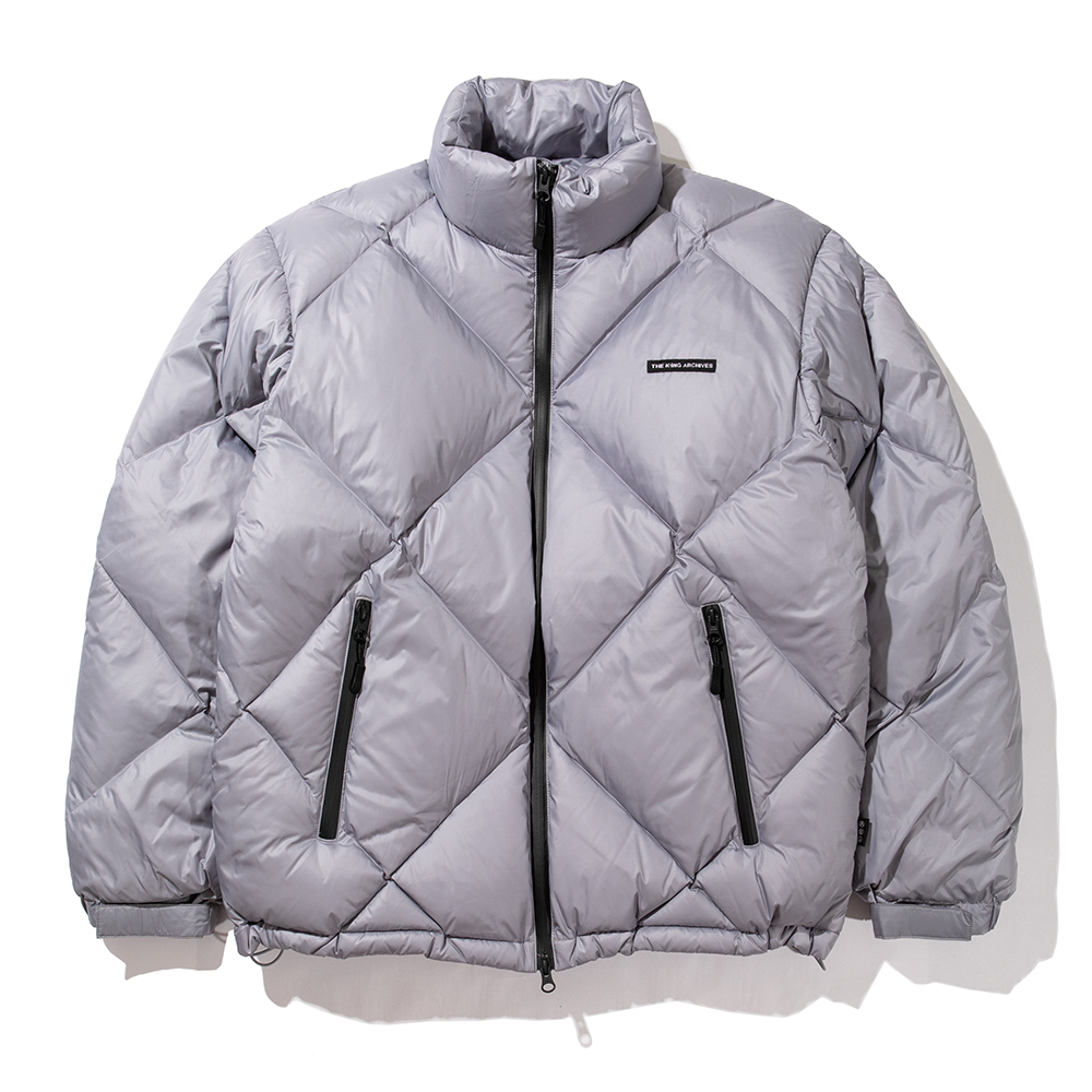 Quilted Duck Down Jacket (Gray) - OCO, 브랜드 편집샵 오씨오