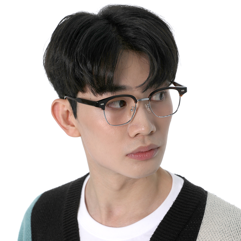 SBKA Muni-C02 하금테 안경 (블루라이트 차단) - OCO, 브랜드 편집샵 오씨오