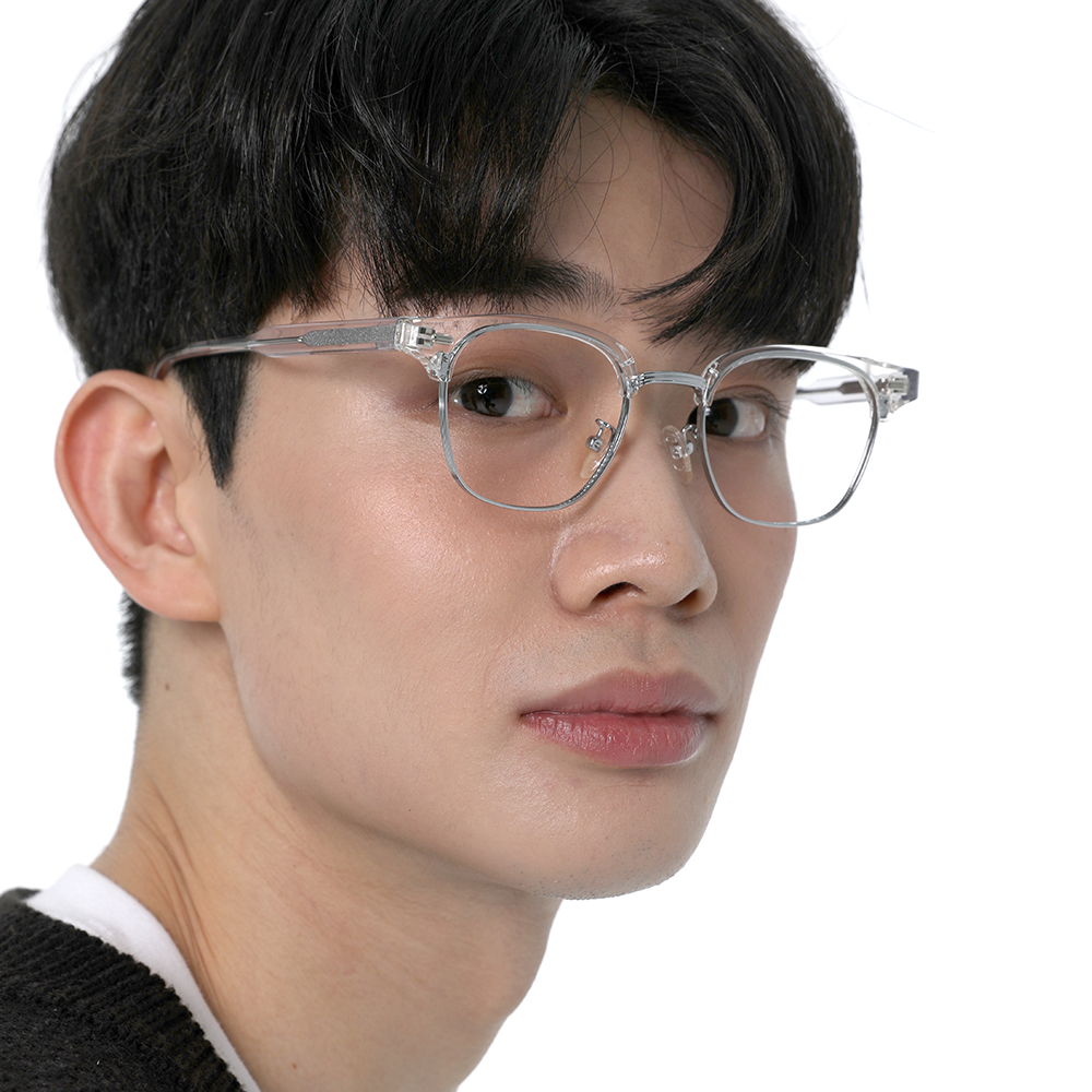 SBKA Muni-C03 투명 하금테 안경 (블루라이트 차단) - OCO, 브랜드 편집샵 오씨오
