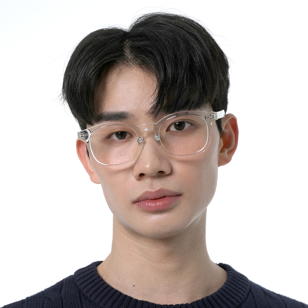 SBKA Solar-C02 투명 뿔테 안경테 (블루라이트 차단) - OCO, 브랜드 편집샵 오씨오