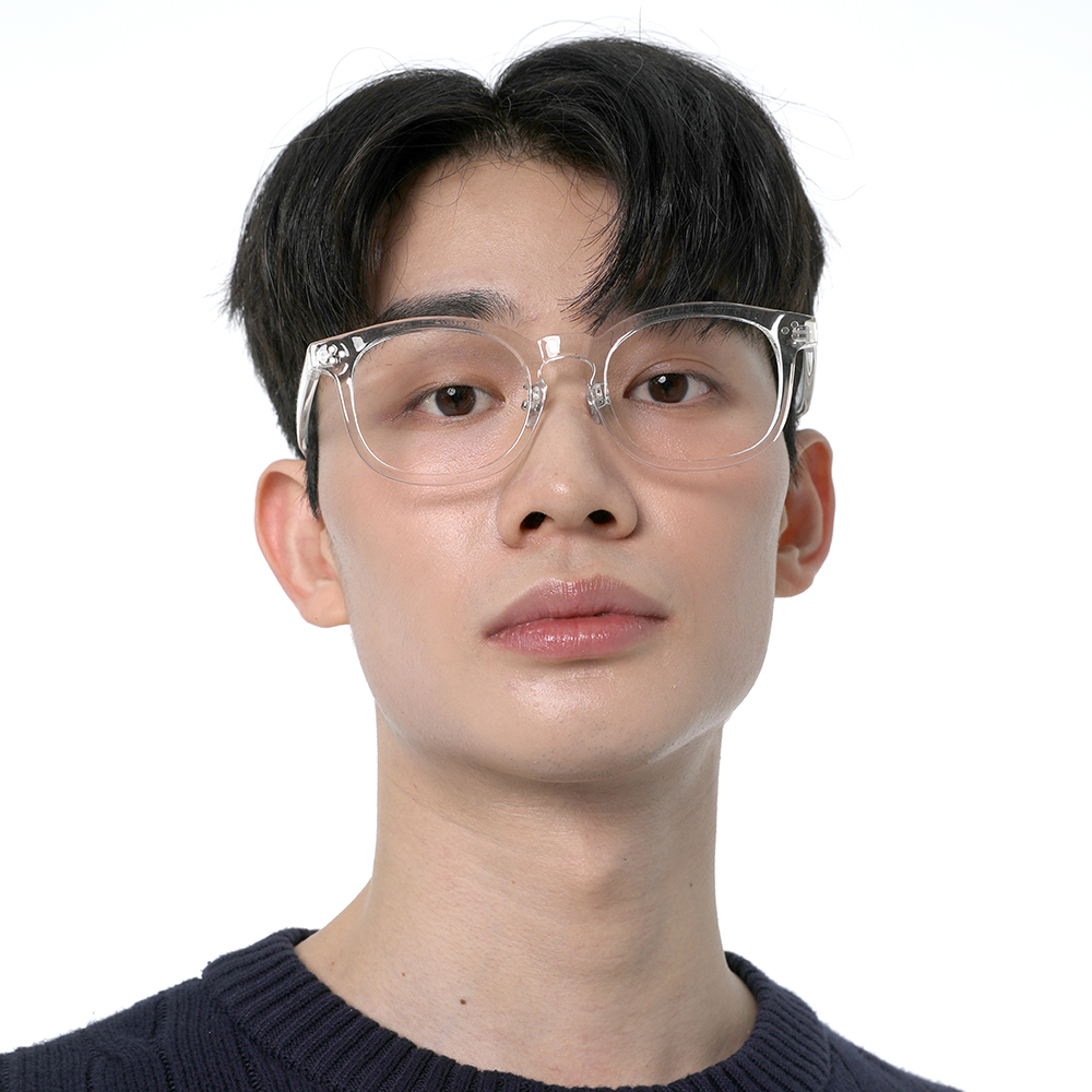 SBKA Solar-C02 투명 뿔테 안경테 (블루라이트 차단) - OCO, 브랜드 편집샵 오씨오
