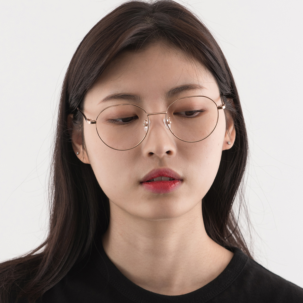 SBKA Ron-C01 라운드 금테 안경 - OCO, 브랜드 편집샵 오씨오
