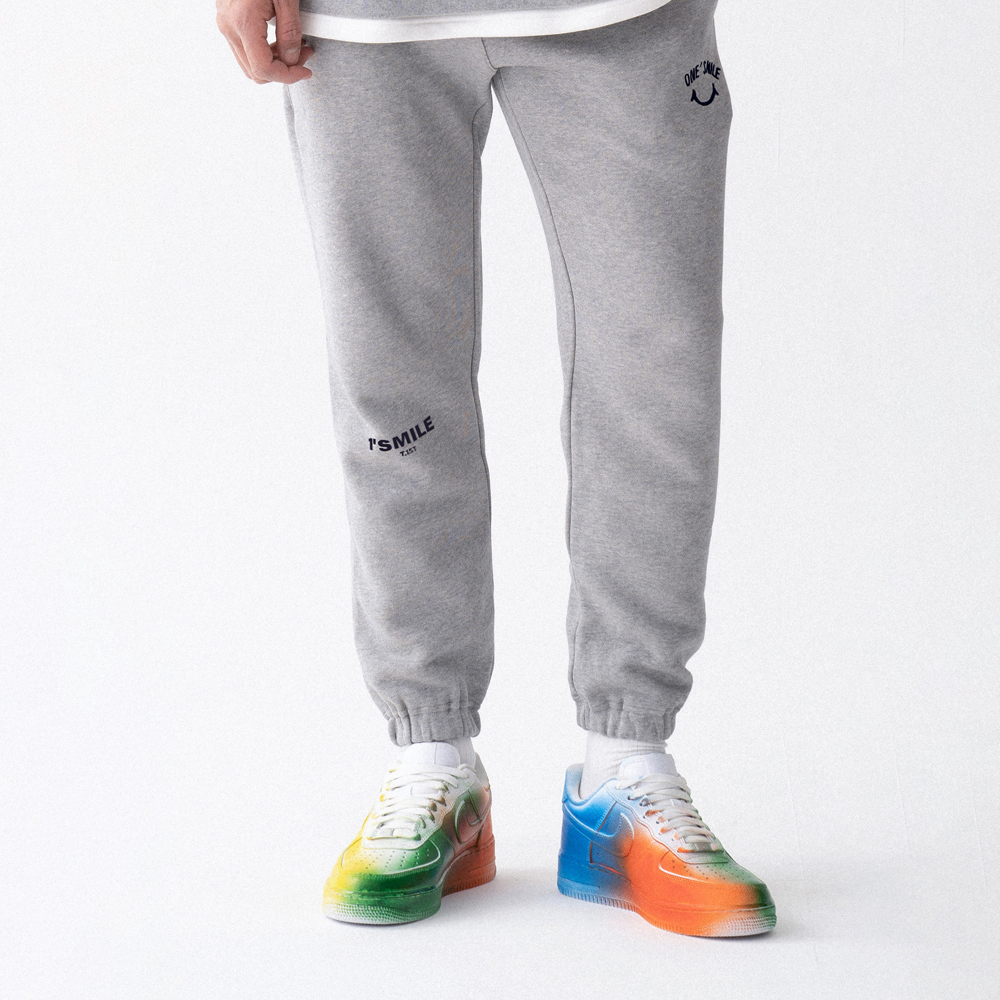 MILELY SWEATPANTS MELANGE GRAY (MEN) - OCO, 브랜드 편집샵 오씨오
