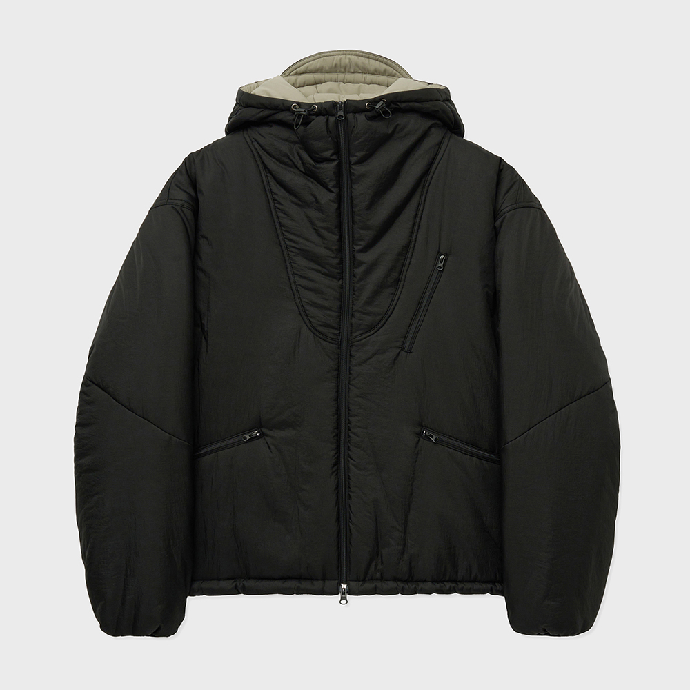hooded padding jumper (black) - OCO, 브랜드 편집샵 오씨오