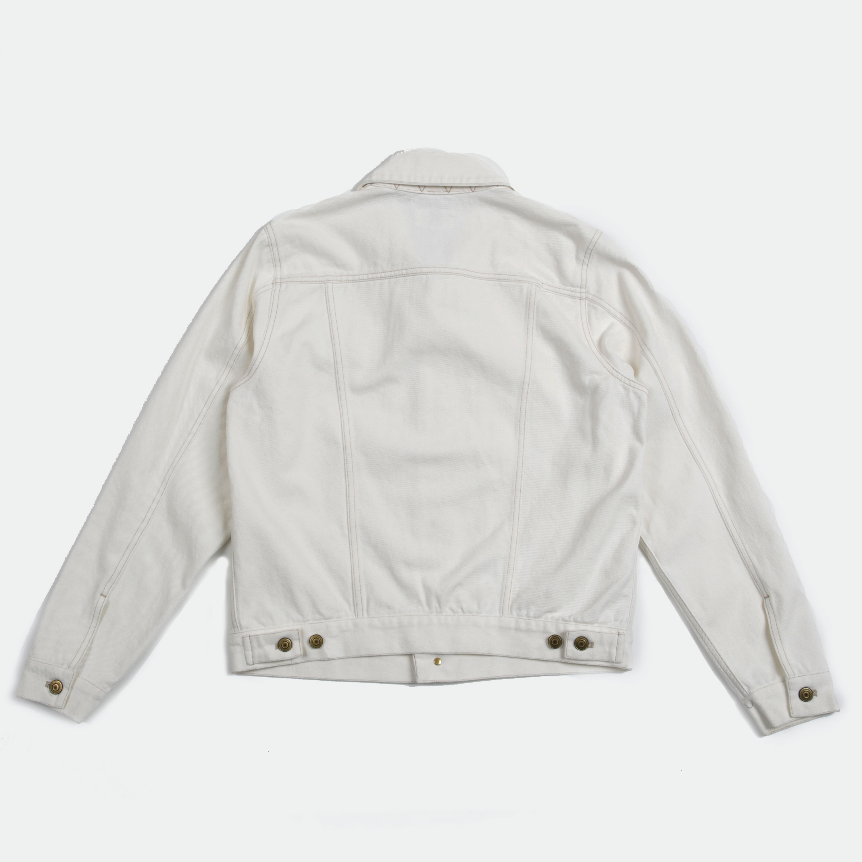 [RYOO] Symmetric Denim jacket #2 [white] - OCO, 브랜드 편집샵 오씨오