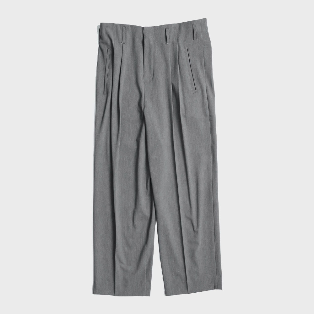 Two_tuck pant(Gray) - OCO, 브랜드 편집샵 오씨오
