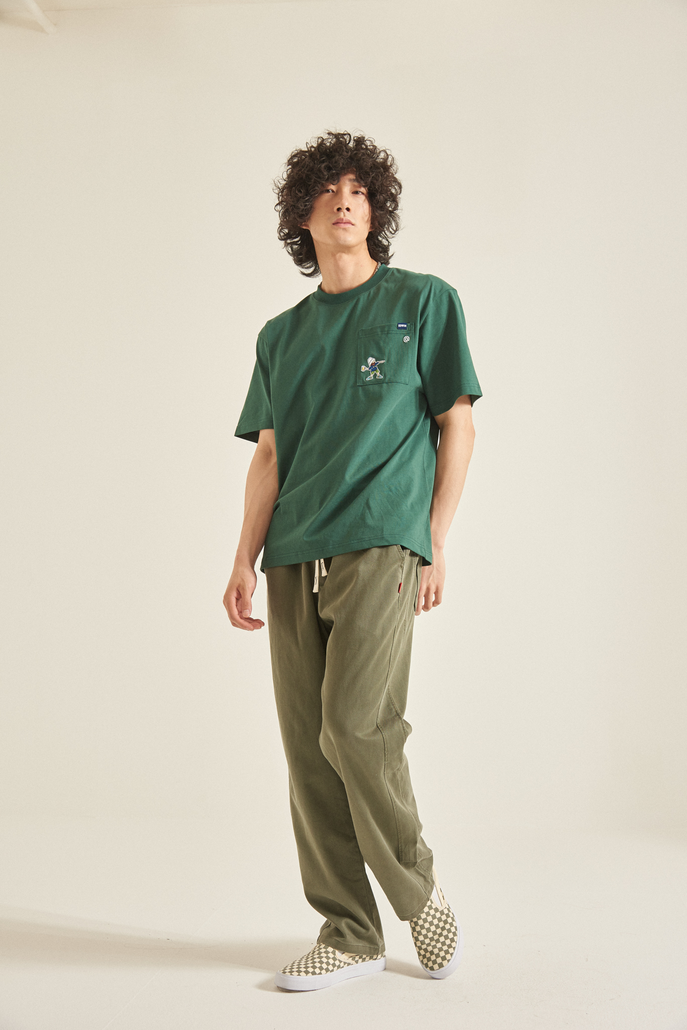 [기간한정][1+1] 에드윈 EMB 반팔 티셔츠 2col - OCO, 브랜드 편집샵 오씨오