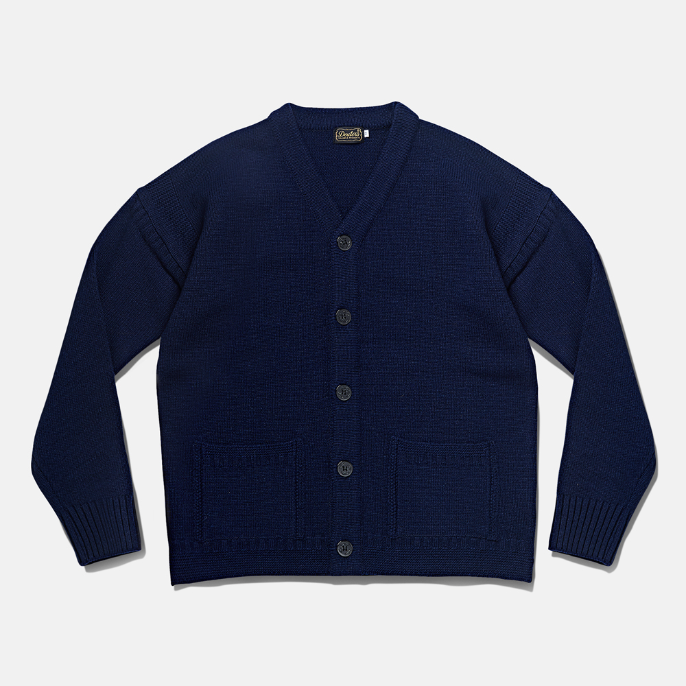 DTR1944 University Cardigan Navy - OCO, 브랜드 편집샵 오씨오