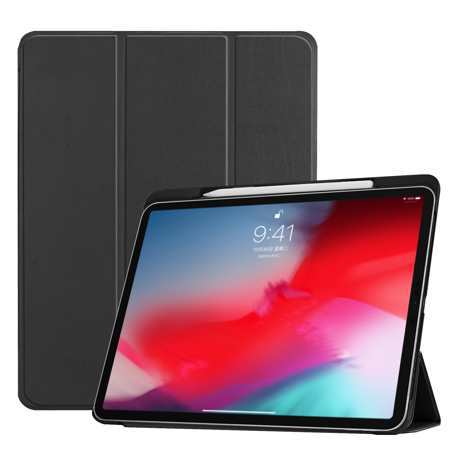 FOZIO Relive 아이패드 프로 3세대 11인치 애플펜슬수납 케이스 - Black - OCO, 브랜드 셀렉트샵 오씨오